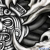Aztec Under The Skin Tattoo Design - Aztec Tattoo Ideas