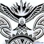 Tribal Condor Tattoo Design - Aztec Tattoo Ideas